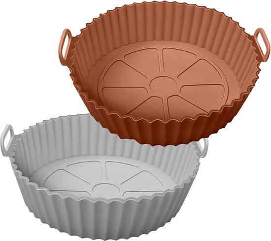 Airfryer Siliconen Bakje Rond Mandje - Airfryer Accesoires Hetelucht ...