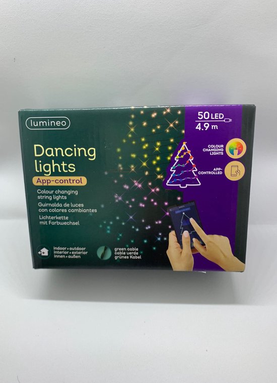 Lumineo LED App-controlled dancing lights 50L | bol