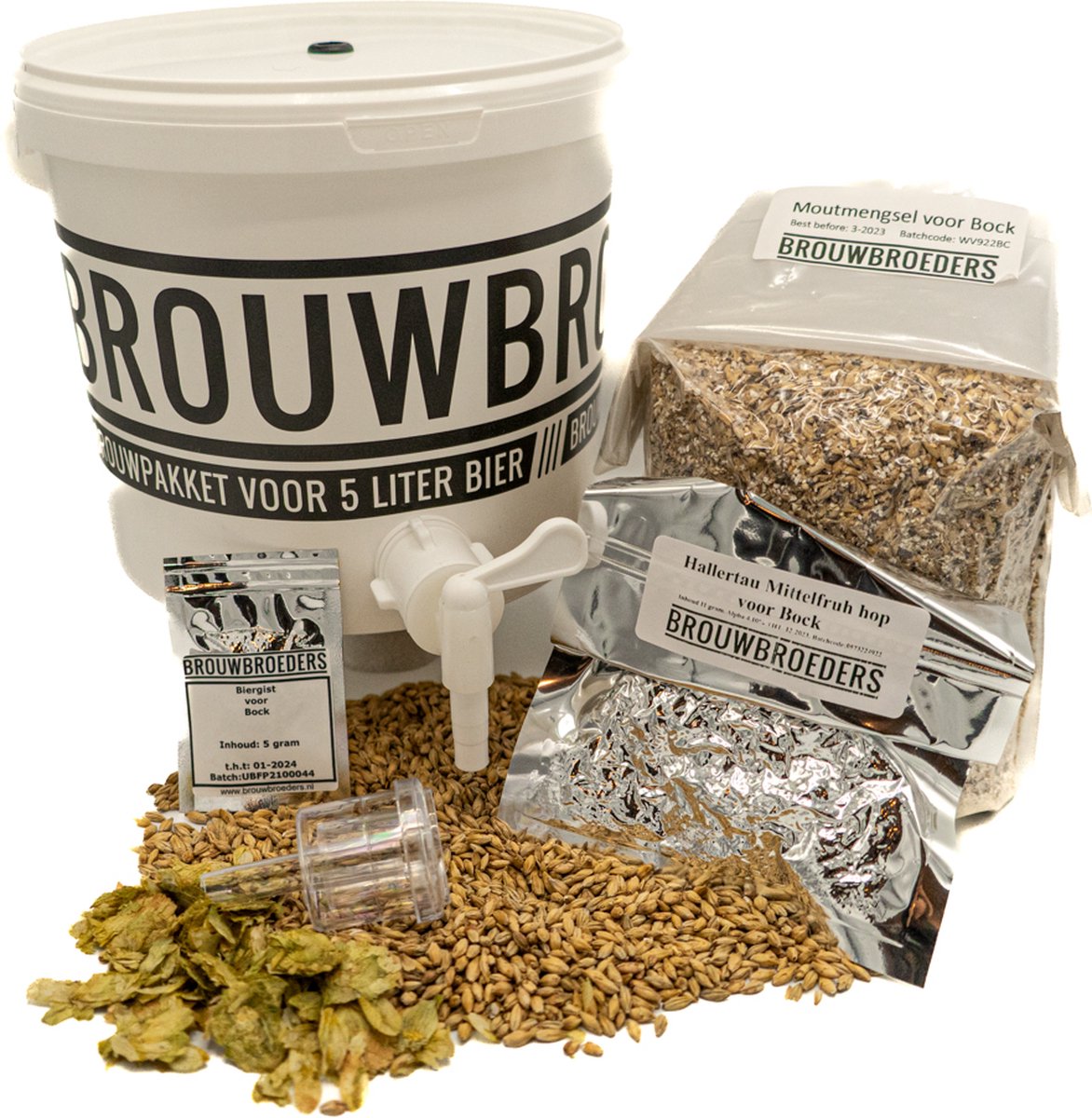 Bierbrouwpakket Bock – zelf bier brouwen startpakket - DIY | bol