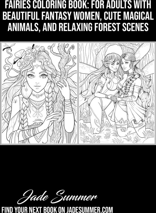 Fairies Coloring Book - Jade Summer - Kleurboek voor volwassenen | bol.com