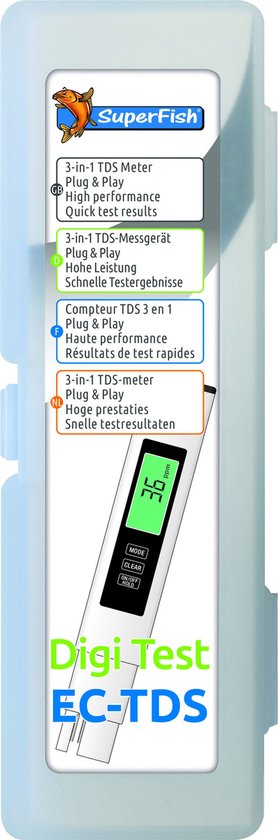 Superfish Digi Test Ec-Tds - Testen - 1 stuk | bol