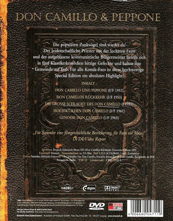 Don Camillo & Peppone Edition (2009)/5 DVD (Dvd), Fernandel | Dvd's | bol