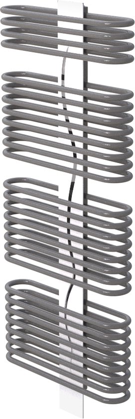 Design radiator EZ-Home - OVAL ZEN 600 x 1374 PLATINUM | bol.com