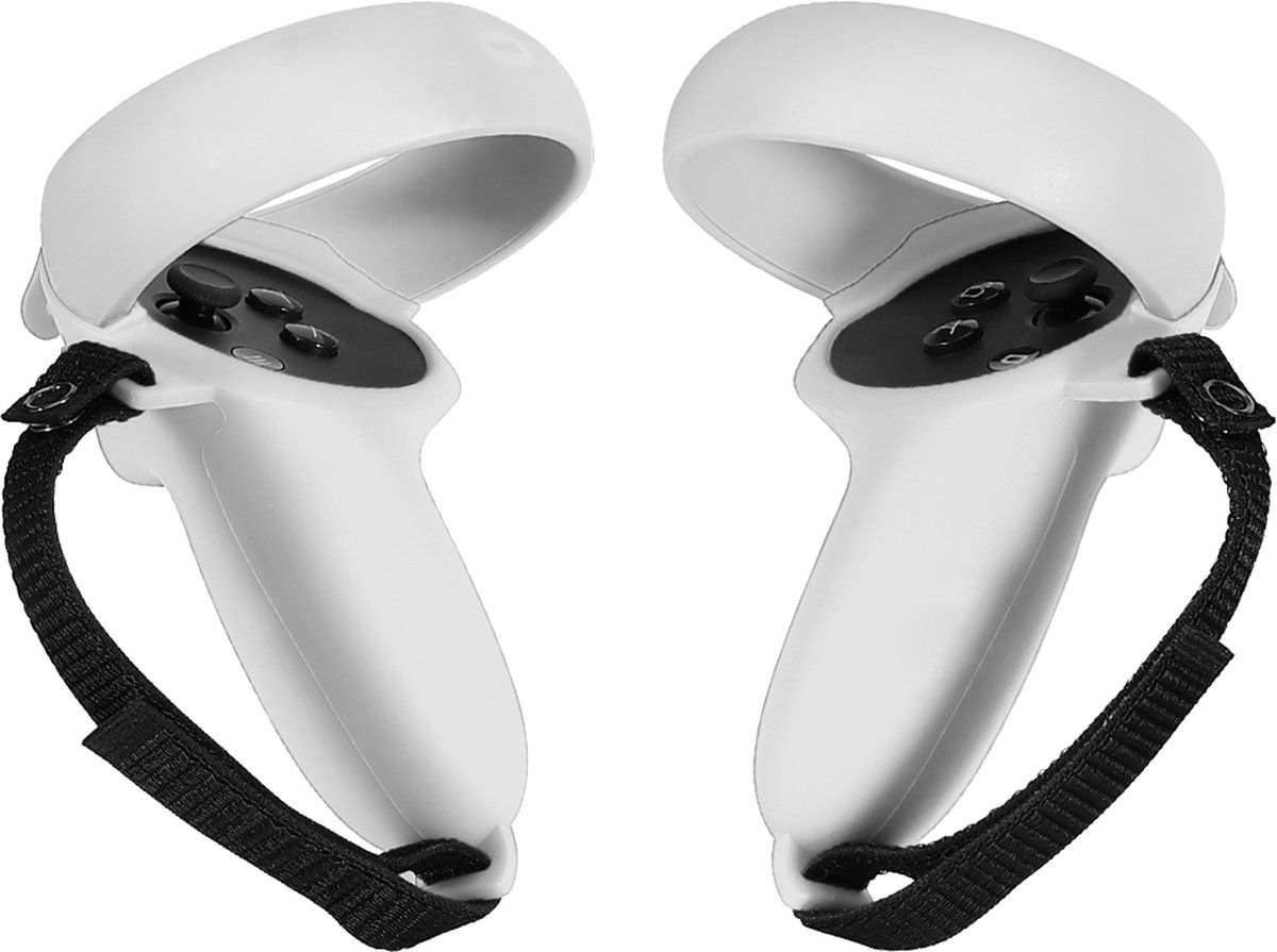 Somstyle Siliconen Case met Strap geschikt voor Oculus Quest 2 Touch ...