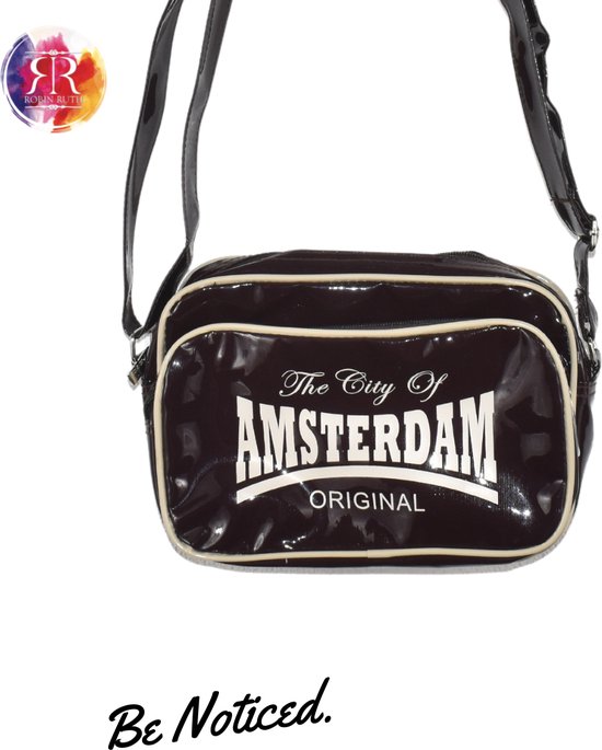 Robin Ruth Originals Amsterdam Schoudertas - Bruin | bol