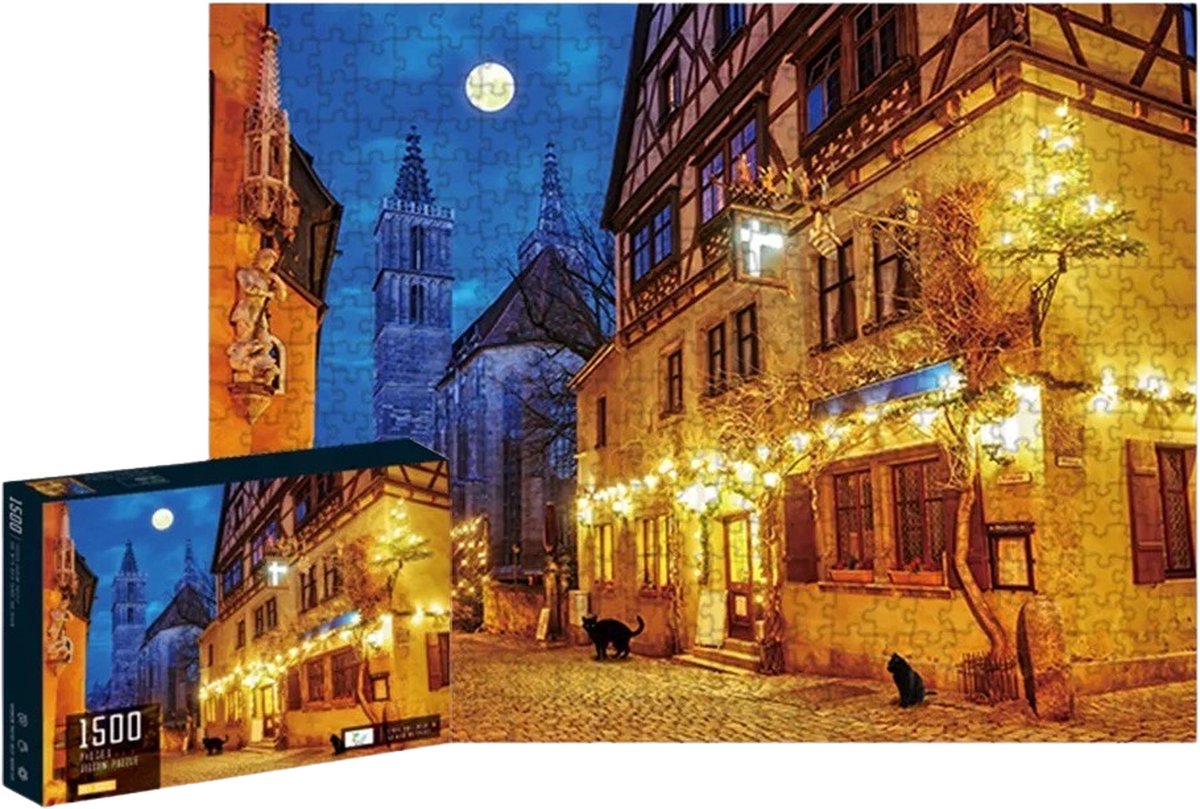 Jigsaw Legpuzzel ‘Oranje Nacht’ - Puzzel 1500 Stukjes Volwassenen ...