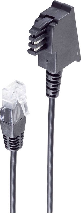 Shiverpeaks DSL Aansluitkabel [1x Telefoonstekker Duitsland (TAE-F ...