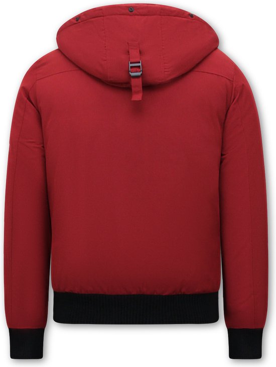 Heren Jas Winter - Gewatteerde Jassen - 7006 - Rode Jas | bol