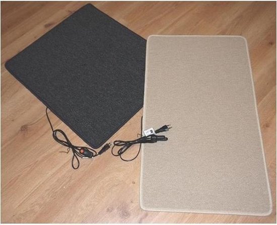 Elektrische warme voeten mat met smart switch crème, 40 bij 60 cm, 40 ...