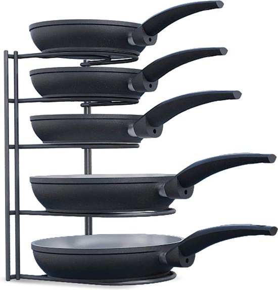 pannenrek - pan racks / pannenplank , pan shelf / rack organizer | bol