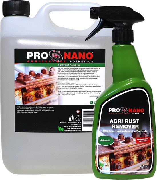 ProNano | ProNano Agri Rust Remover 5L | Roest verwijderaar | Een ...