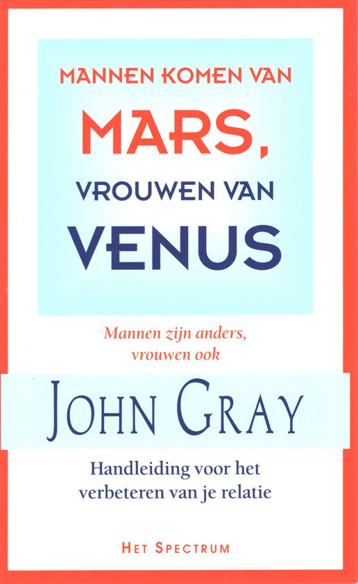 Mannen komen van Mars, vrouwen van Venus, Gray | 9789027495457 | Boeken | bol