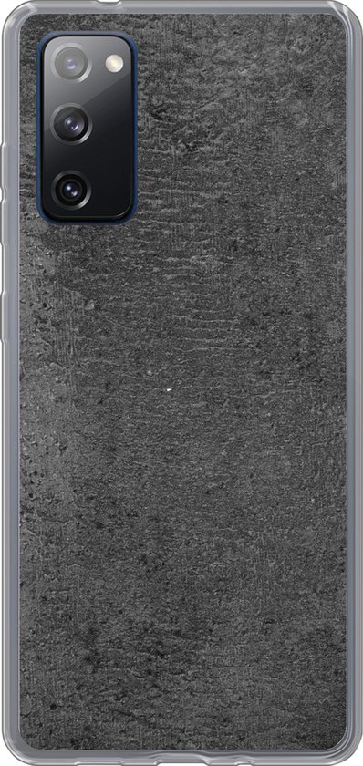 Telefoonhoesje Geschikt voor Samsung Galaxy S20 FE hoesje - Structuur - Beton print -... | bol