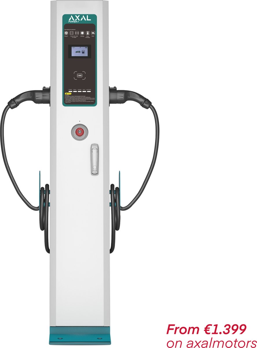 AXAL Power - AC002 43kW Dubbele Pistool Commerciële AC Toren - AC auto laadpaal - 43kW... | bol.com
