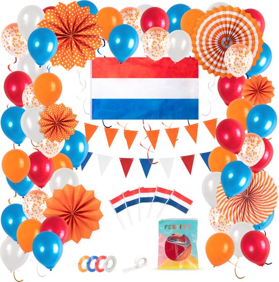 Festivz Nederland Set - Nederlands Elftal Compleet Set – Decoratie ...