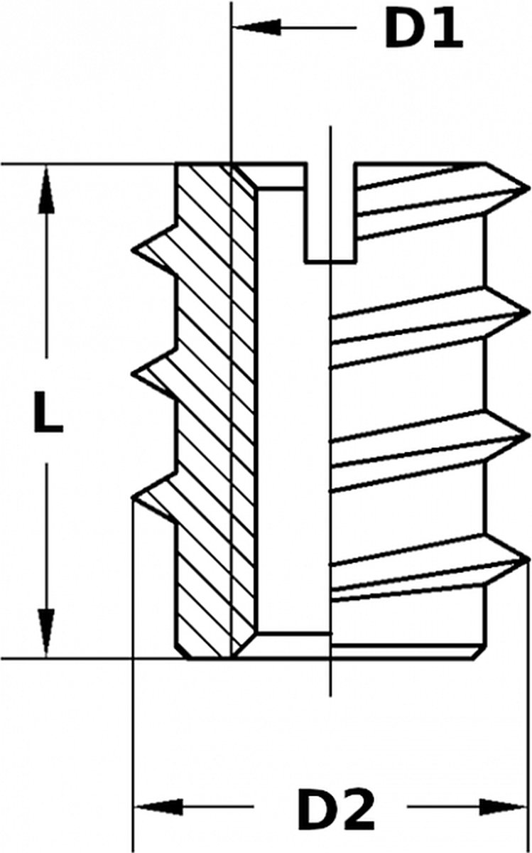 10x Rampamoer, M8 (10 stuks) - Inslagmoer - Inschroefmoer | bol