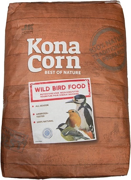 Konacorn Zwarte Zonnebloempitten | 10 kg Vogelvoer | bol