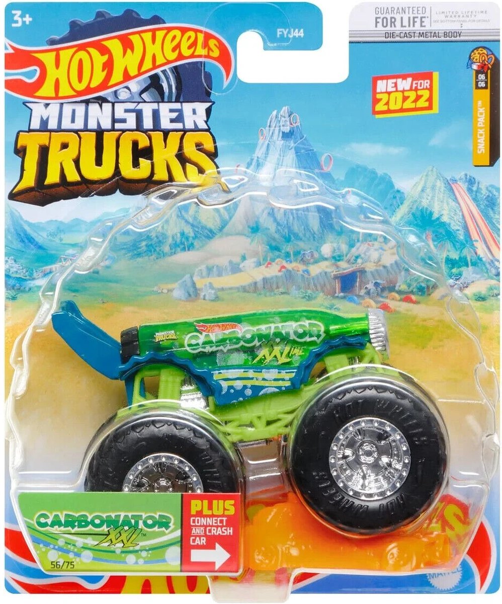 Hot Wheels Monster Jam Truck Carbonator Xxl Monstertruck 9 Cm Schaal 164