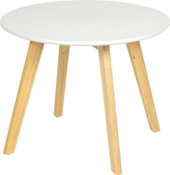 Quax Kindertafel Rond - Design - wit | bol.com