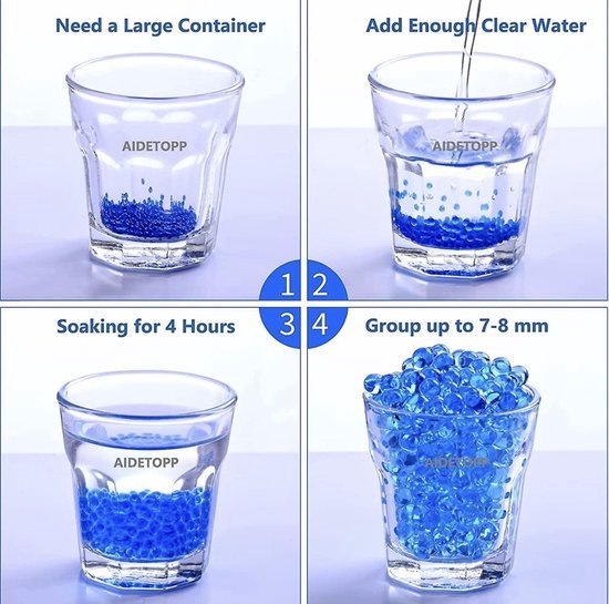 Locus Amicus 50 Gram - Water Absorberende Balletjes - Waterballetjes ...