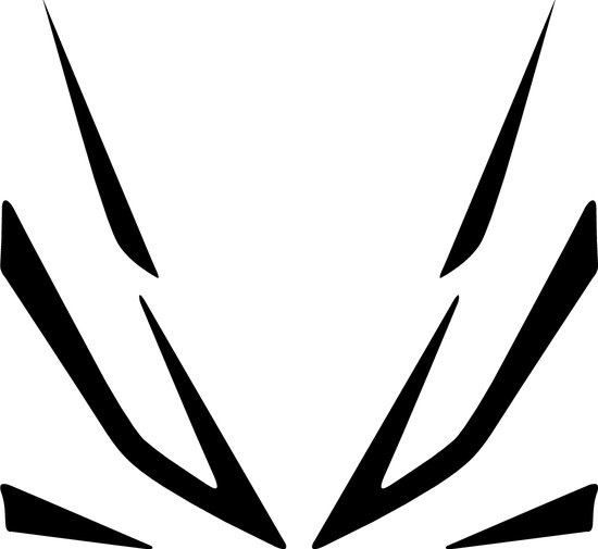 Stickerset Voorkap Piaggio Zip SP - Zwart - Scooter Stickers ...