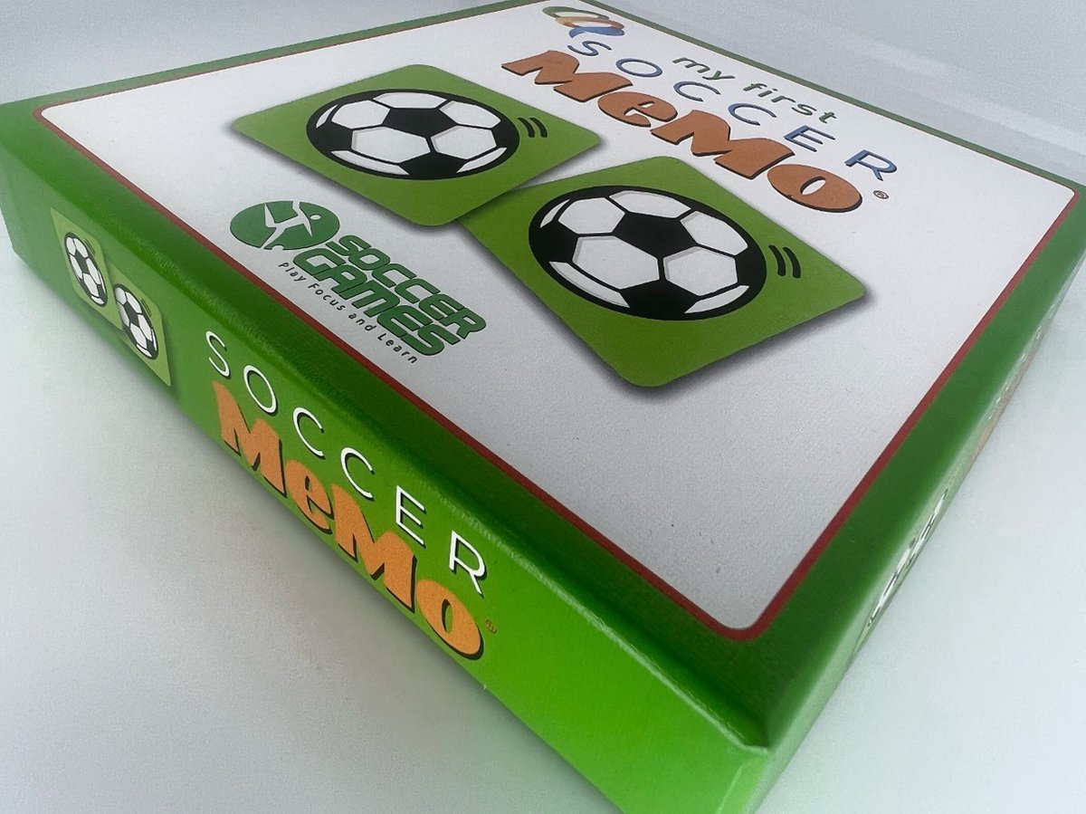 Memory spel - Voetbal kaartspel - Soccer Games - My First Soccer MeMo ...