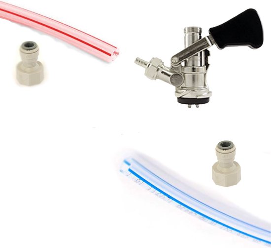 Tapset voor tappen zonder CO2 met bajonetkoppeling | S-type koppeling | bol