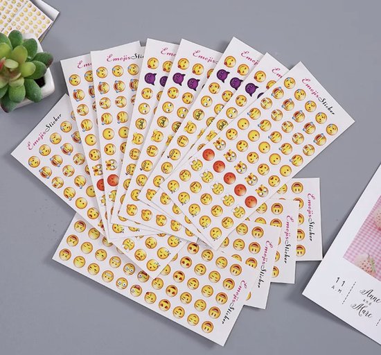 Emoji Smiley Stickers - 660 stickers - Originele Emojistickers - hoge ...