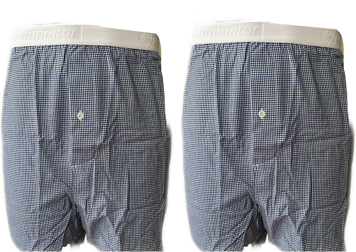 Embrator mannen Boxershorts 2-stuks geruit maat 4XL | bol.com