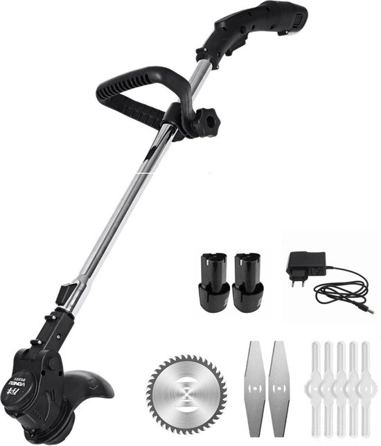 Accu grastrimmer met 2 accu's | bol.com