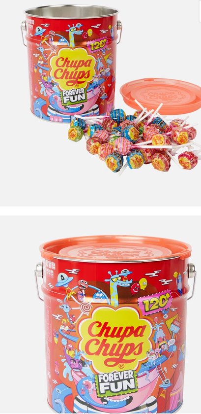 Chupa Chups fun Blikje (120 stuks) | bol.com
