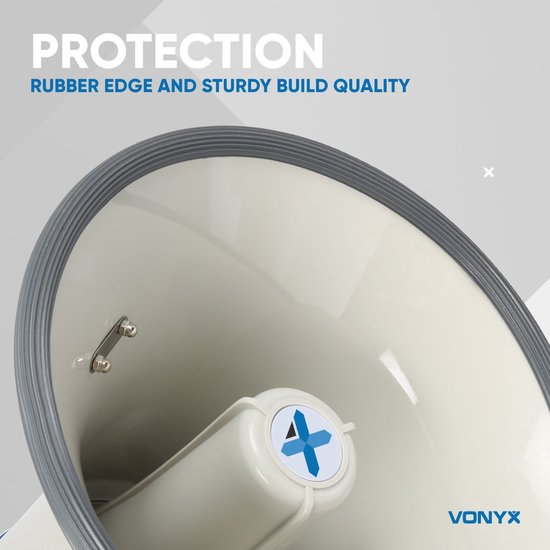 Megafoon met Sirene, Bluetooth en Record Functie - Vonyx MEG055 - Anti ...