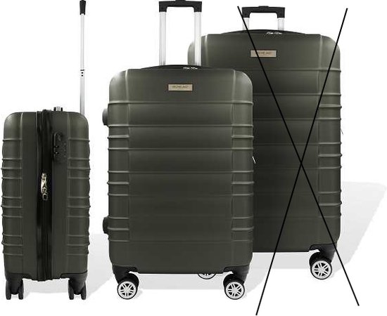 HOFFMANNS kofferset antraciet 2-delig | bol