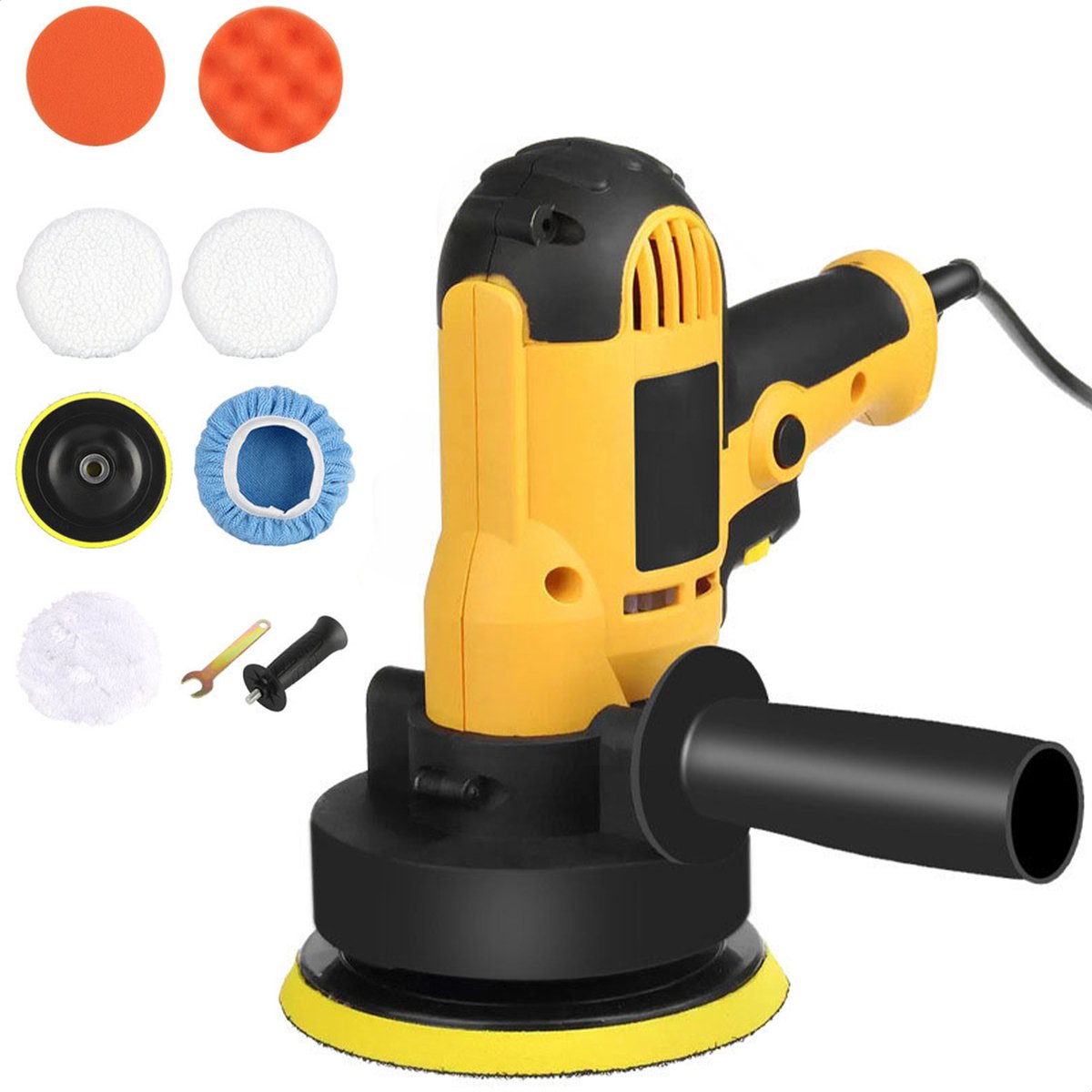 Gtrise Polijstmachine - Poetsmachine Incl. 5 Polijstschijven - 1400W ...