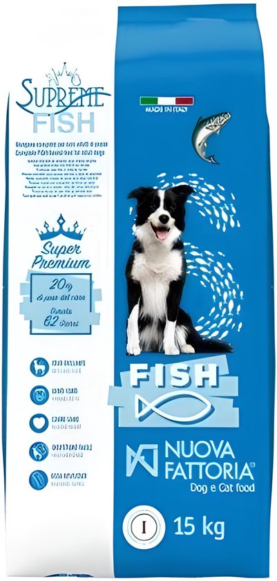 Nuova fattoria-hondenkorrels-Supreme Fish 15KG-droogvoer | bol