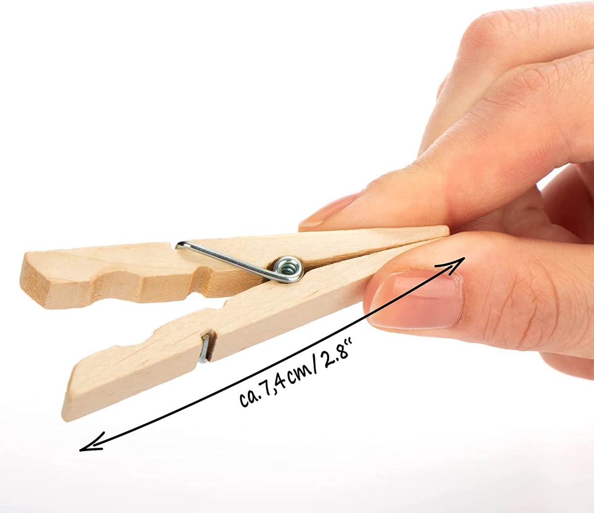 240x houten wasknijpers - duurzame houten wasknijpers van berkenhout ...