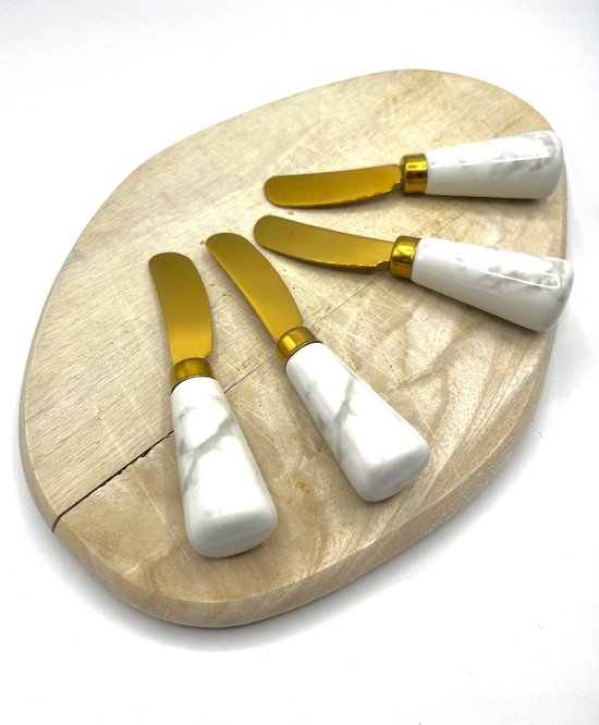 Botermesje 4 stuks – mesjes voor bij de borrelplank - tapas mesjes ...