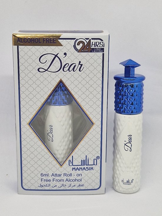 Dear - 6ml roll on - Manasik - Alcohol Free | bol