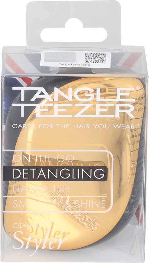 Tangle Teezer Compact Styler Detangling Hairbrush 1stuk | bol