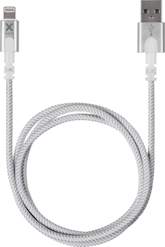 Xtorm USB naar Lightning Kabel - High-speed opladen - 1 meter - Wit | bol
