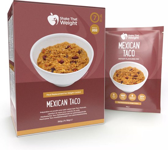 Mexicaanse Taco (Doos Van 7 Porties) Dieet Maaltijd - Hoog ...