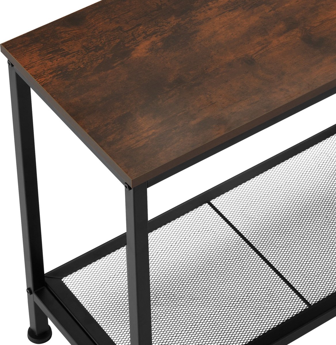 Bijzettafel - Tafel - Hout - Industriële Stijl Bijzettafel - Hal ...