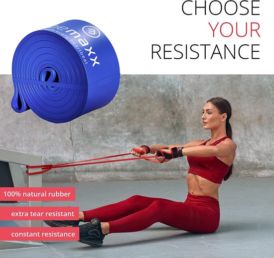 Pull Up Weerstandsband Elastiek band Fitness + Trainingsgids – Latex ...