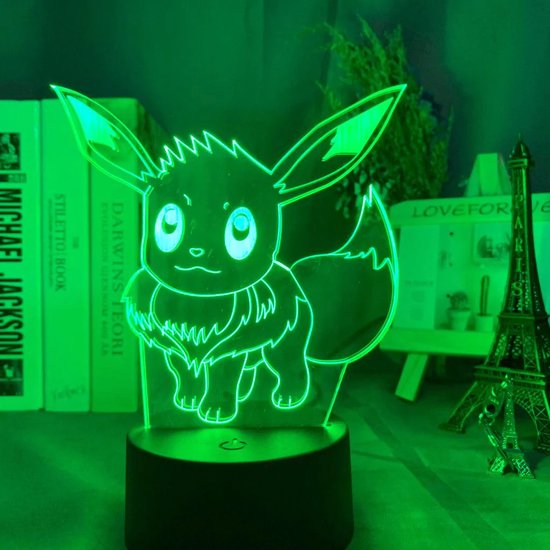Pokemon Pikachu Eevee LED RGB Light | bol.com