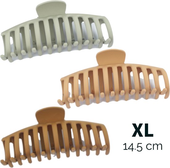 Haarklem - Haarklem groot XL 14.5cm - Haarspeld - Haarclip ...