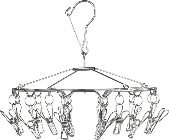 Droogcarrousel met knijpers - Droogrek sokken - Wasrekje ...