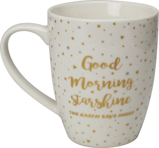 Geschenkdoos / 2 mokken 360ml / Mok / Porselein / " Good morning ...
