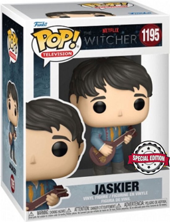 Funko Pop! Netflix The Witcher - Jaskier (Green Outfit) #1195 Exclusive ...
