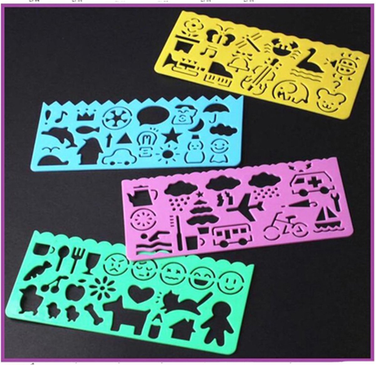 EPIN | Teken Sjablonen | Voor Kinderen | Vroeg Leren | Stencil ...