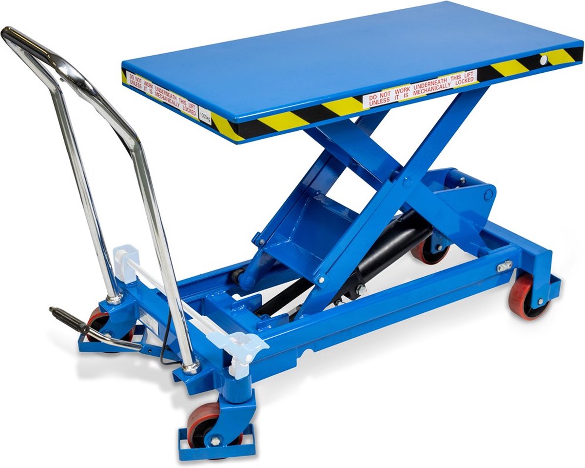 Huvema - Hydraulische heftafel zonder remfunctie - 500 kg draagvermogen ...